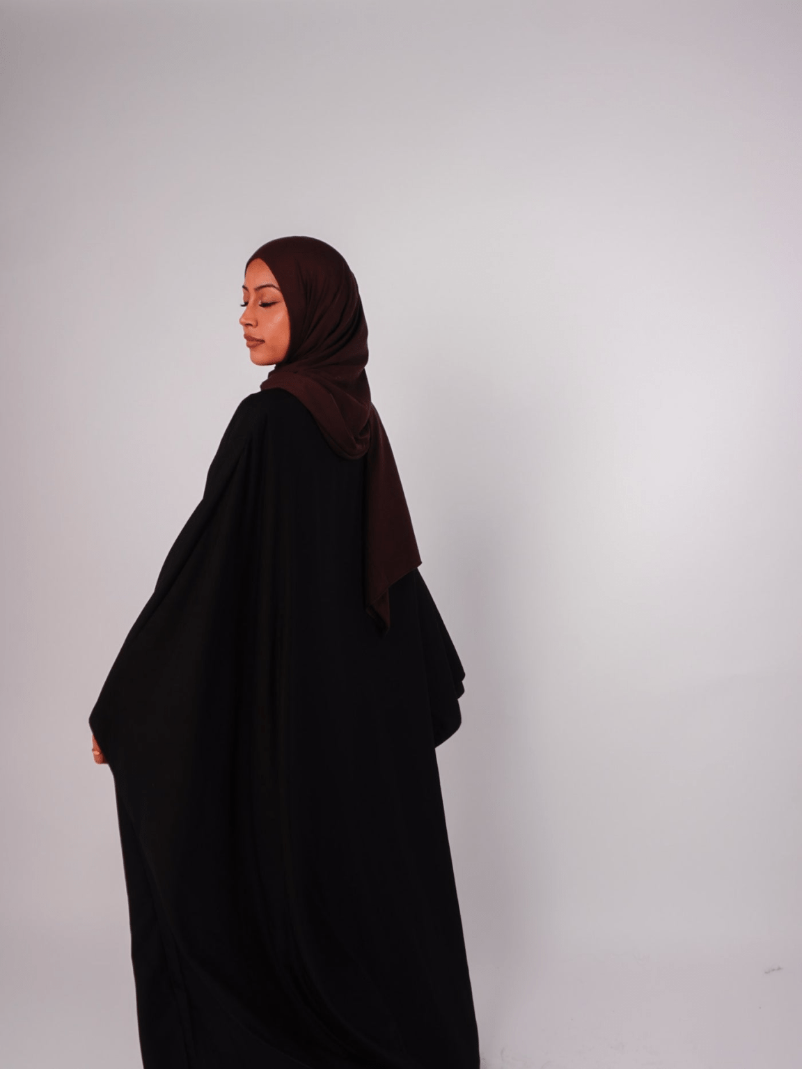 Butterfly Abaya in Black - Azrah Collection